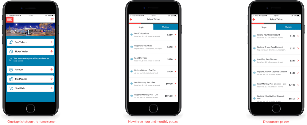 New Features Released on Denver RTD Mobile Tickets App - Masabi